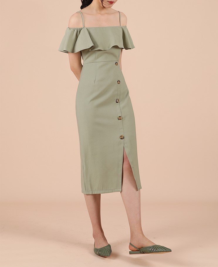 Summer Button Dress | Jolivia Co