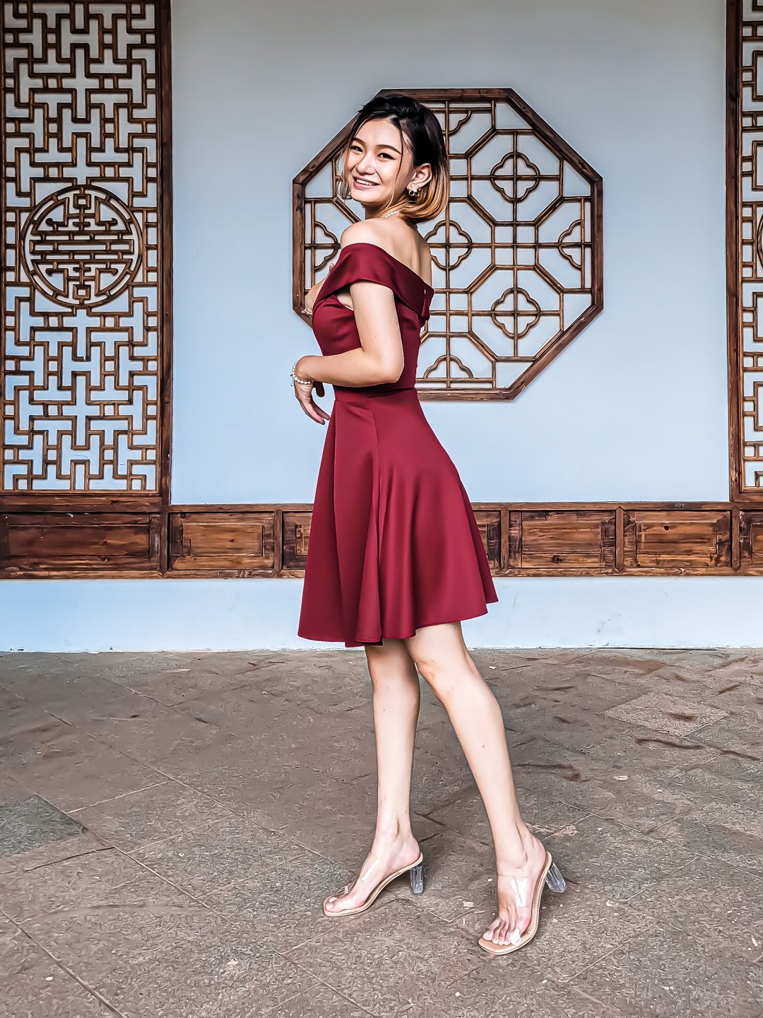 Klyra Off Shoulder Dress | Jolivia Co